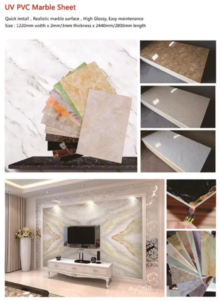 UV PVC Marble Sheet - Architectexpo