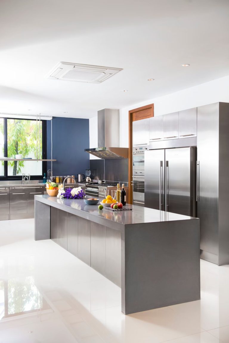 ชุดครัวบ้านที่ผลิตจากวัสดุสเตนเลสคุณภาพสูงเอกลักษณ์เฉพาะของ Hooth ...